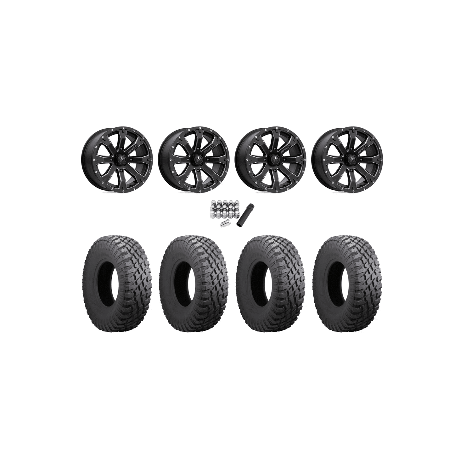 Atturo 30x10x15 on MSA M42 - Tire and Wheel Kit