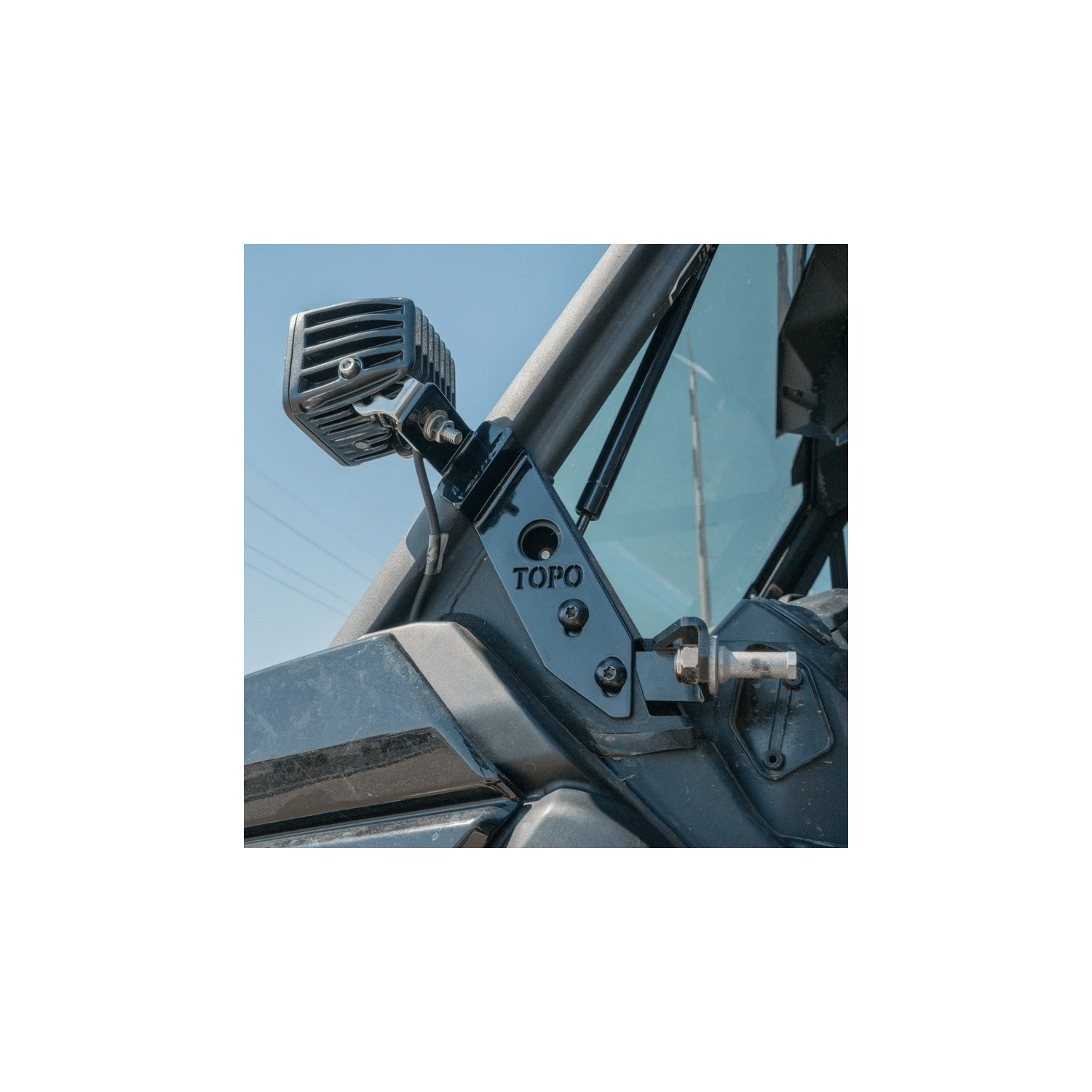 TOPO Motorsports Can-Am Defender Door Jamb Light Pod Mounts