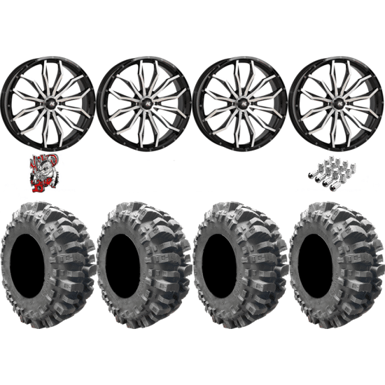 Interco Bogger 33x9.5x20 Tires on HL21 Machined Wheels