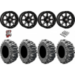 INTERCO BOGGER 30-10-14 TIRES ON HL4 GLOSS BLACK WHEELS