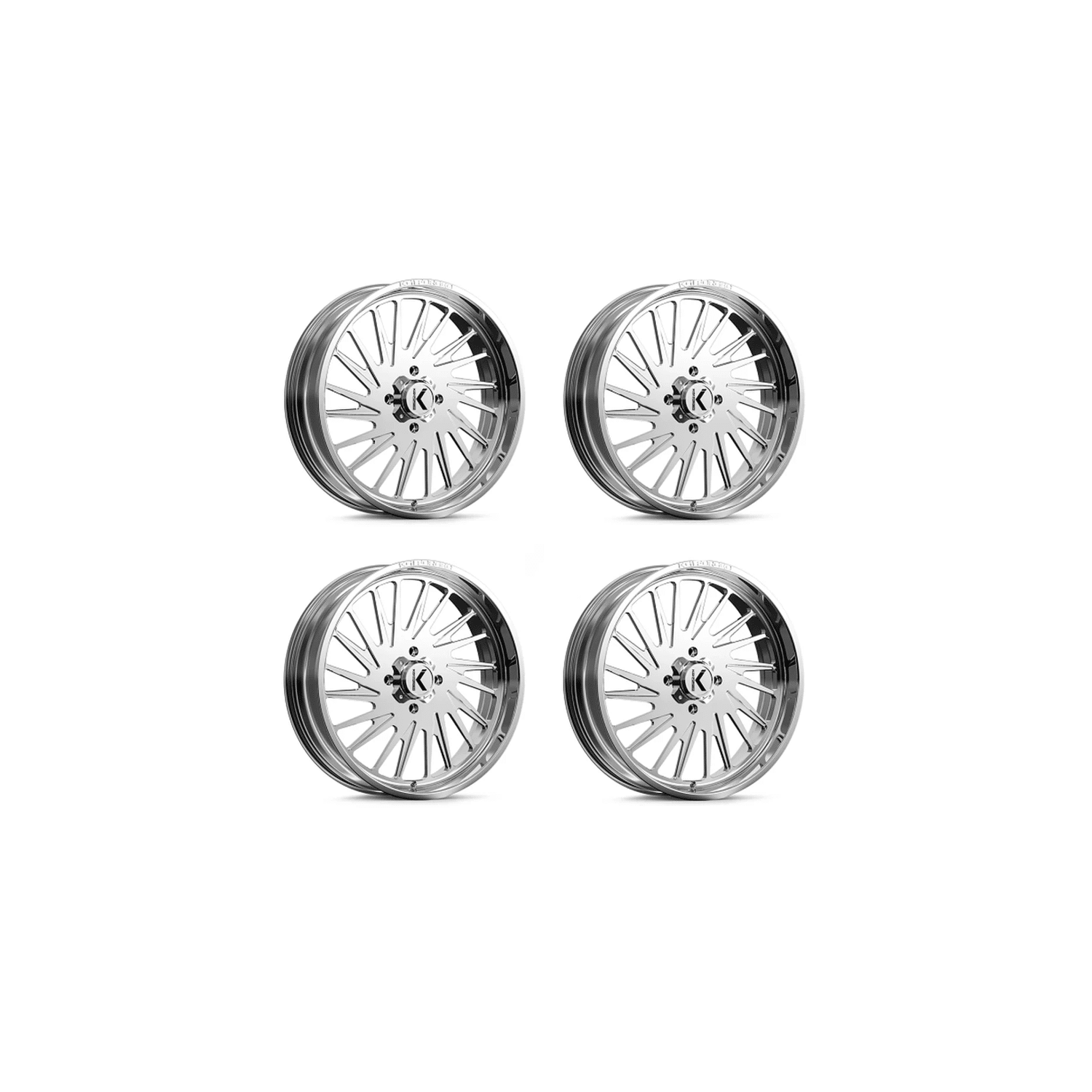 KG1 Forged KU038 Javelin Polished Wheels/Rim (Full Set)