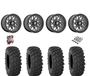 System 3 XTR370 Tires on Fuel Wheels - Free shipping!!