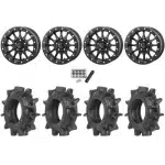 Terache Stryker Tires on Frontline 223 Matte Black Beadlock Wheels