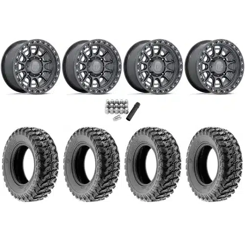 Terache Stryker Tires on Fuel Cycle Gloss Gunmetal Wheels