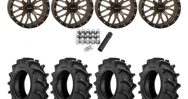 BKT TR 171 40x11.2-20 Tires on ST-3 Bronze Wheels