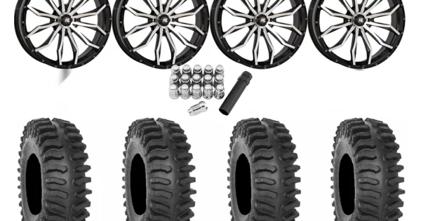 System 3 XT400 40x9.5-24 Tires on HL21 Machined Wheels