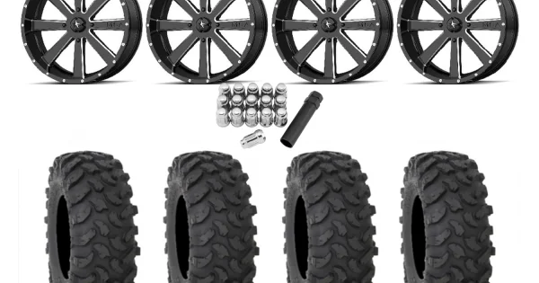 System 3 XTR370 35-10-18 Tires on MSA M34 Flash Wheels