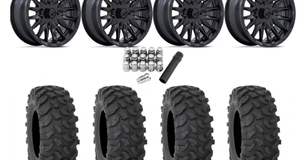 System 3 XTR370 35x10-15 Tires on MSA M49 Creed Matte Black Wheels