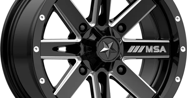 MSA M41 Boxer Gloss Black Milled 14x7 Wheel/Rim