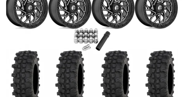 Frontline ACP 32x10-15 Tires on Fuel Runner Milled Wheels