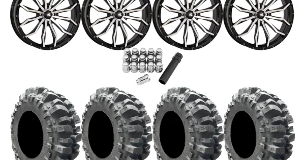 Interco Bogger 35-9.5-20 Tires on HL21 Machined Wheels