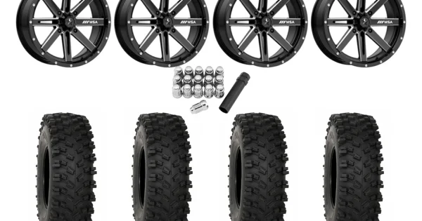 System 3 ATX470 32x10-15 Tires on MSA M41 Boxer Wheels