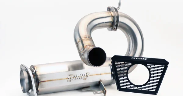 Trinity Racing RZR Pro R Center Exit Slip-On Exhaust