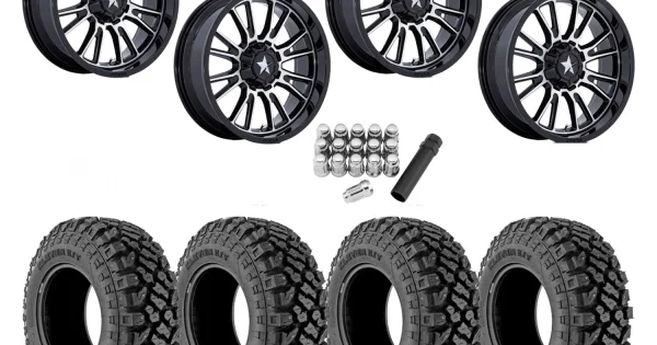 Kenda Klever X/T 32x10-15 Tires on MSA M51 Thunderlip Machined Wheels