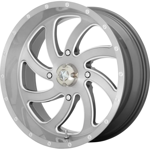 MSA M36 Switch Brushed Titanium 20x7 Wheel/Rims