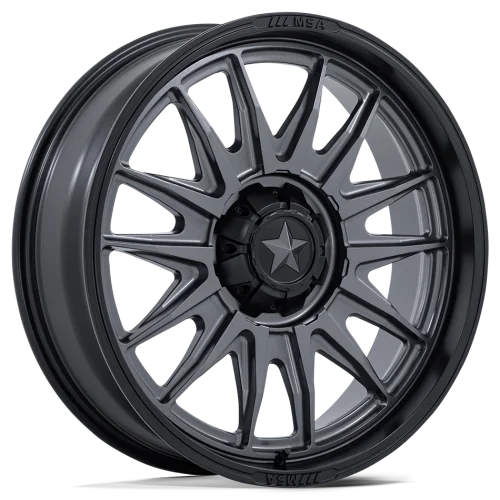 Assassinator Mud Tires 40x10-24 on MSA M55 Commander Matte Gunmetal Wheels