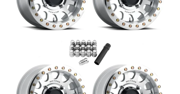 Method 401 UTV Beadlock Machined - Raw 15x7 Wheel/Rim (Full Set)