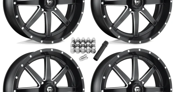 Fuel Off Road Maverick D538 Milled 16x7 Wheels/Rims (Full Set)
