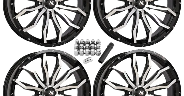 High Lifter HL21 Machined 24x7 Wheels/Rims (Full Set)