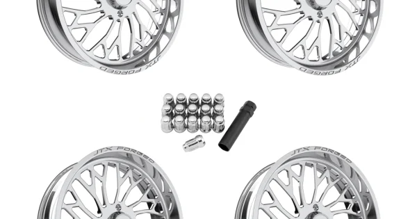JTX Forged Lotus Polished 24x7 Wheel/Rim (Full Set)