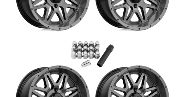 MSA M26 Vibe Dark Tint 14x7 Wheels/Rims (Full Set)