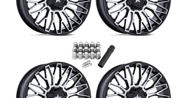 MSA M50 Clubber Machined 20x7 Wheels/Rims (Full Set)