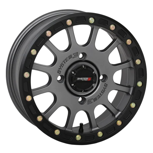System 3 Off-Road SB-5 Beadlock Grey 15x7 Wheel/Rim
