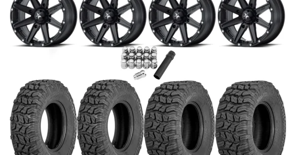 Sedona Coyote 25x8-12 & 25x10-12 Tires on MSA M33 Clutch Wheels
