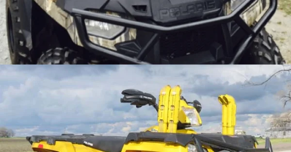 Atv Storage Wild Boar Radiator Relocation Kit For Polaris Sportsman 450 ...