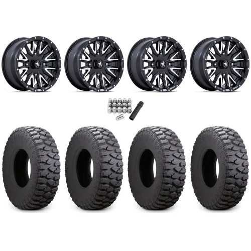 Atturo Trail Blade Boss 30x10-14 (8ply) Radial Tires on MSA M49 Creed ...