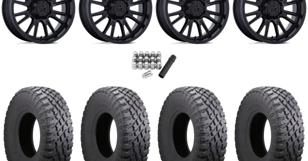 Atturo Trail Blade X/T 33x10-15 (8ply) Radial Tires on MSA M51 ...
