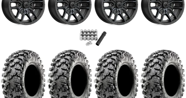 Maxxis Carnivore RT 32x10-14 (8ply) Radial Tires on MSA M43 Fang ...