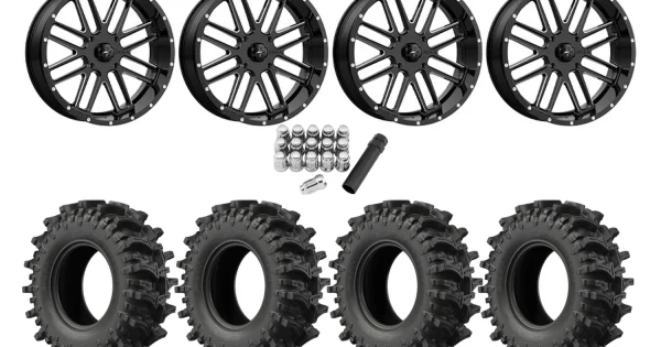 EFX MotoSlayer 35x9.5-20 Tires on MSA M35 Bandit Wheels