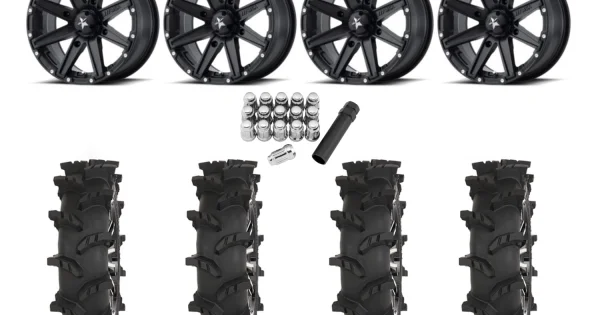 High Lifter Outlaw Max 30-10-14 Tires on MSA M33 Clutch Wheels