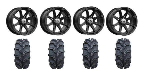 Interco Vampire 2 28x9-14 Tires on MSA M12 Diesel Wheels