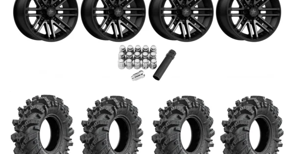 Intimidator 30x10-14 Tires on MSA M40 Rogue Wheels