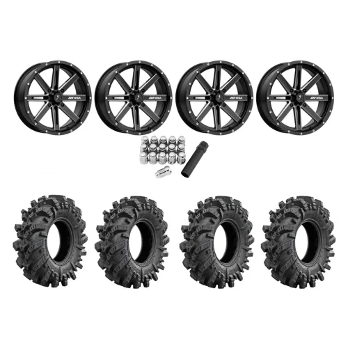 Intimidator 28x10-14 Tires on MSA M41 Boxer Wheels