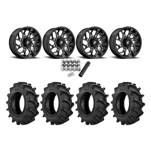 BKT TR 171 42x9.5-24 Tires on Fuel Runner Wheels