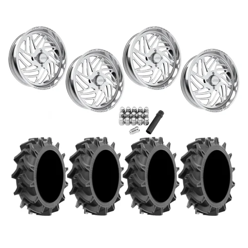 EFX Motohavok 40x9.5-24 Tires on JTX Forged Dao Polished Wheels