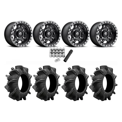 Assassinator Mud Tires 28x10-14 on Fuel Anza D557 Wheels