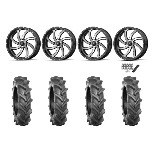 BKT AT 171 35x10-18 Tires on MSA M36 Switch Machined Wheels