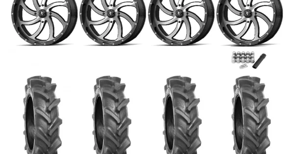 BKT AT 171 35x10-18 Tires on MSA M36 Switch Machined Wheels