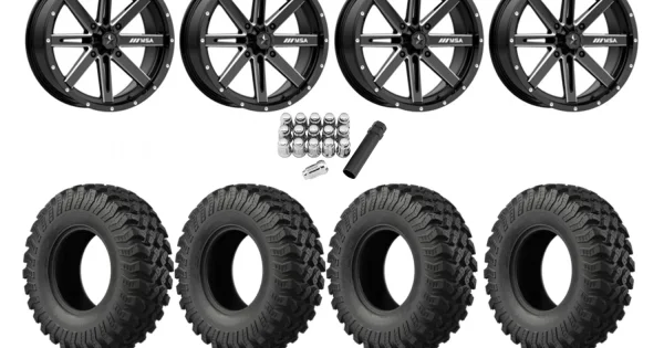 EFX MotoRally 28x10-14 Tires on MSA M41 Boxer Wheels