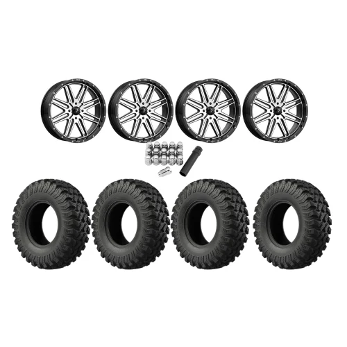 EFX MotoRally 37x10-18 Tires on MSA M38 Brute Wheels