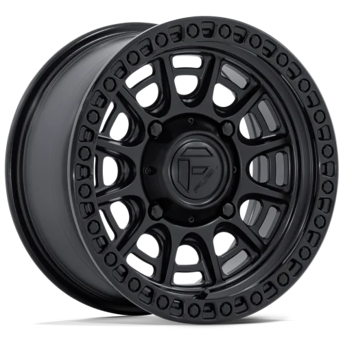 Fuel Off Road Cycle Matte Black 15x7 Wheels/Rims (Full Set)