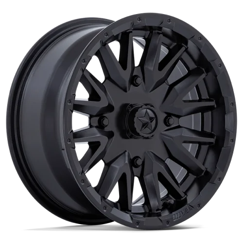 System 3 XT400 30x10-14 Tires on MSA M49 Creed Matte Black Wheels