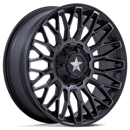 EFX MotoRally 28x10-15 Tires on MSA M50 Clubber Matte Black DDT Wheels