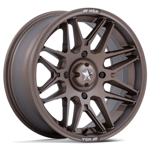 MSA M52 Radar Matte Bronze 15x7 Wheels/Rims (Full Set)