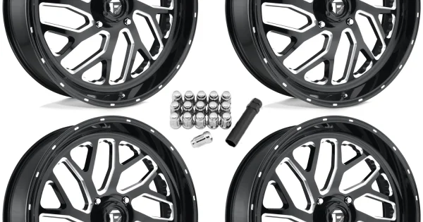 Fuel Off Road Triton Milled 20x7 Wheels/Rims (Full Set)
