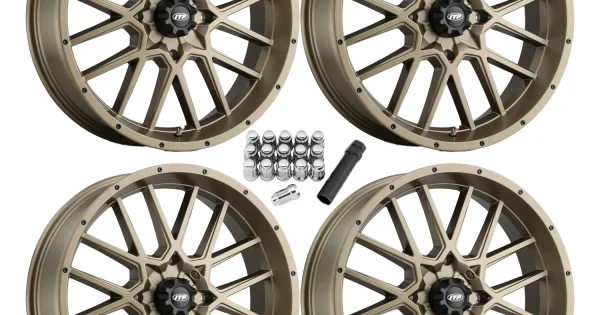 ITP Hurricane Bronze 20x6.5 Wheels/Rims (Full Set)